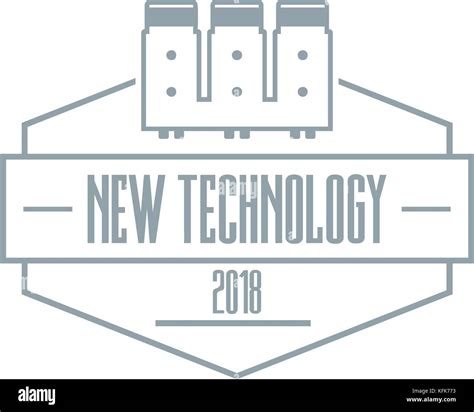 Microchip Logo Simple Gray Style Stock Vector Image And Art Alamy