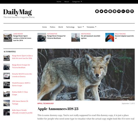 Best Aggregator Themes For Wordpress Wp Mayor For Drudge Report