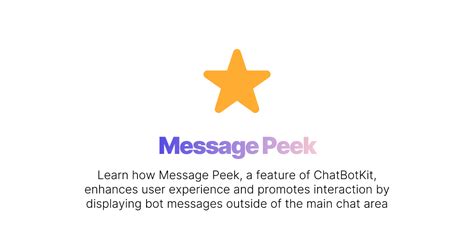 Message Peek