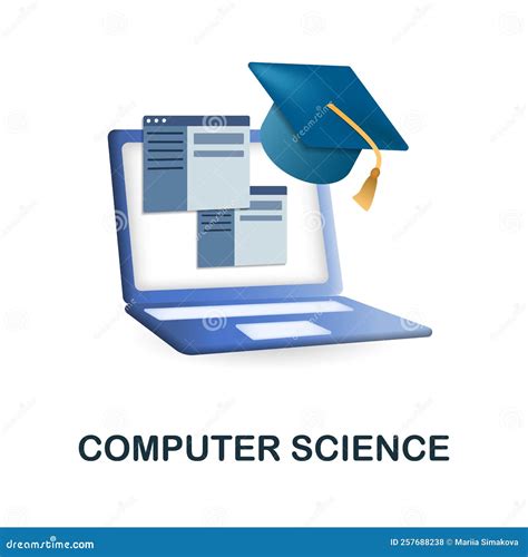 Computer Science Icon 3d Illustration From Data Science Collection Creative Computer Science