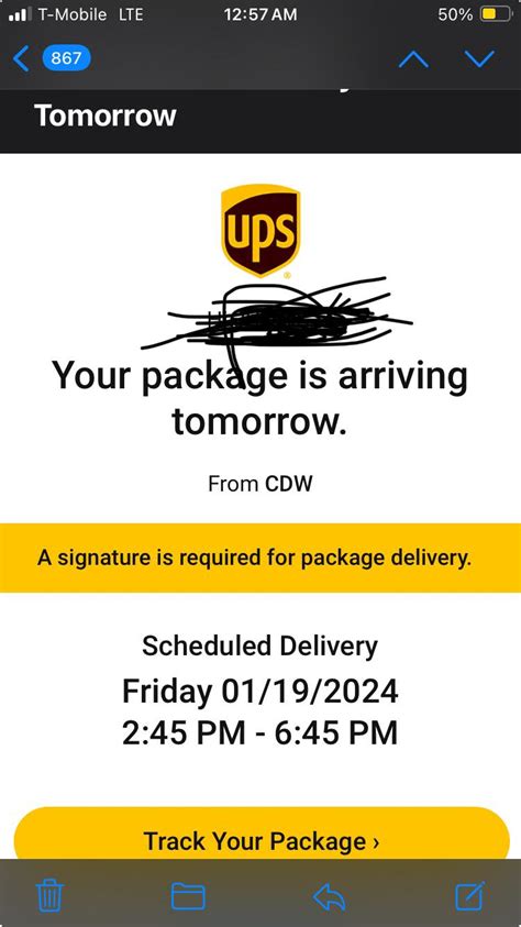 Got Email From Ups Saying My Package Will Be Delivered But I Did Not
