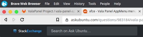 Xfce Vala Panel Appmenu Menus Are Too Close Together Ask Ubuntu