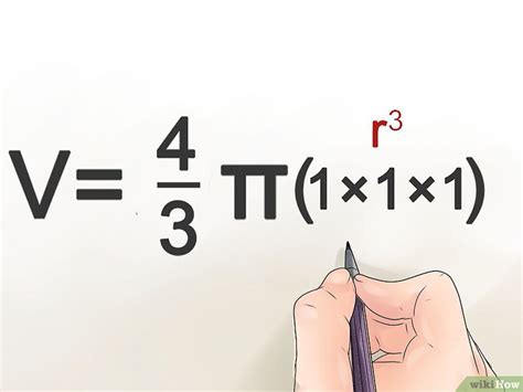 Cómo calcular el volumen de una esfera Pasos