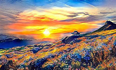 Картина «На закате 2025 г