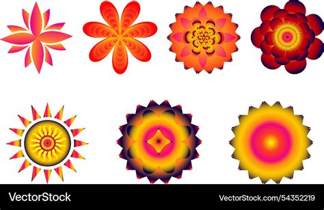 Elegant Floral Design Elements Royalty Free Vector Image