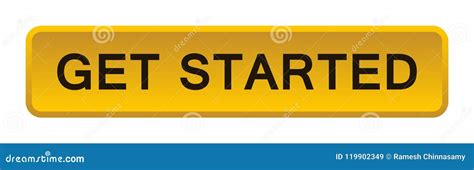 Get Started Button Stock Vector Illustration Of Corporate