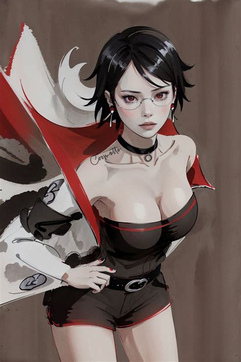 Sarada Uchiha Naruto Shippuden Anime Uchiha Anime Naruto