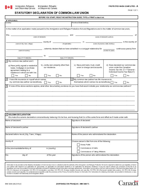 2019 2021 Form Canada Imm 5409 E Fill Online Printable Fillable
