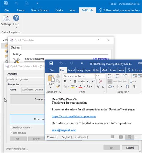 How To Edit Outlook Template