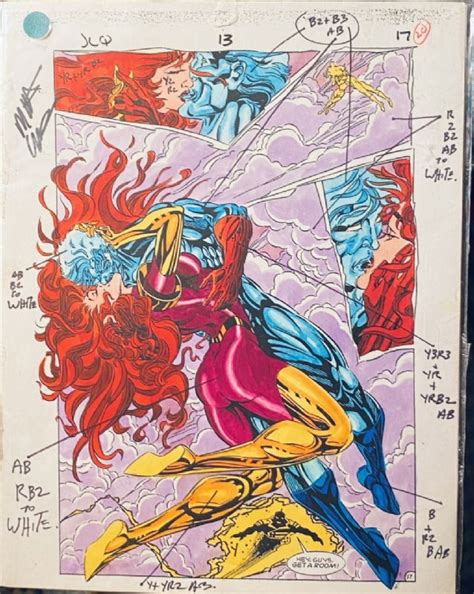 Justice League Quarterly 13 Page 17 Color Guide With Maxima Captain Atom And The Ray In Ralph