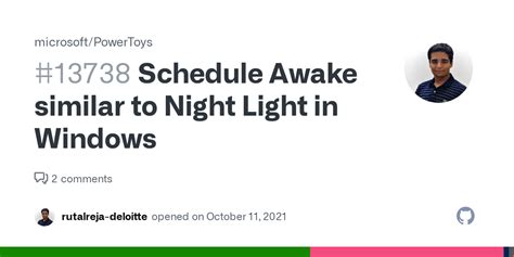 Schedule Awake Similar To Night Light In Windows · Issue 13738