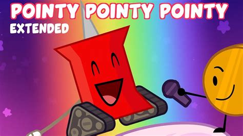 BFDIA Pointy Pointy Pointy Song Extended Remix Pin S Lullaby Song FUNNY YouTube Music