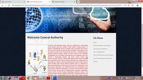 An Attribute Based Controlled Collaborative Access Control Scheme For Public Cloud Storage Youtube