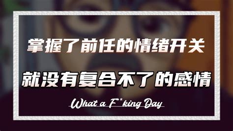 掌握了前任的情绪开关 就没有复合不了的感情 Youtube