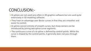 CGM B SPLINE CURVE Pptx