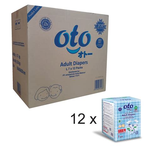 Jual Oto Diapers Adult Popok Dewasa Model Perekat Ukuran L Isi 7 Pcs