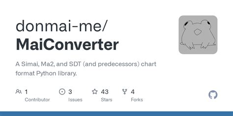 GitHub Donmai Me MaiConverter A Simai Ma2 And SDT And