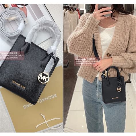 【美國特價連線】現貨預購 Mk琴譜包 Michael Kors Mercer 荔枝皮紋 迷你托特包 代購正品 蝦皮購物