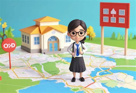 Teacher On A Map Prompts Stable Diffusion Online