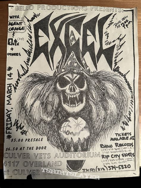 excel agent orange dxix excel flyer other collectable