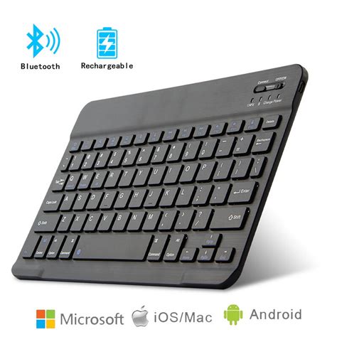 Badu Bg Мини безжична Bluetooth клавиатура Клавиатура за Ipad Мобилен