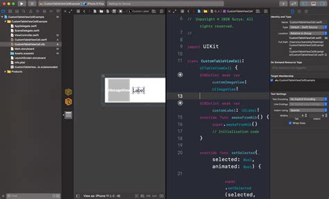 building a custom tableviewcell in xcode with swift — beginner s guide