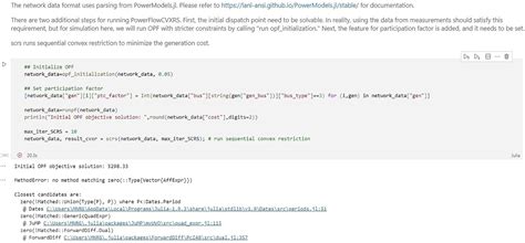 Methoderror No Method Matching Zerotype Vector Affexpr Optimization Mathematical