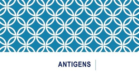 Antigens Pptx