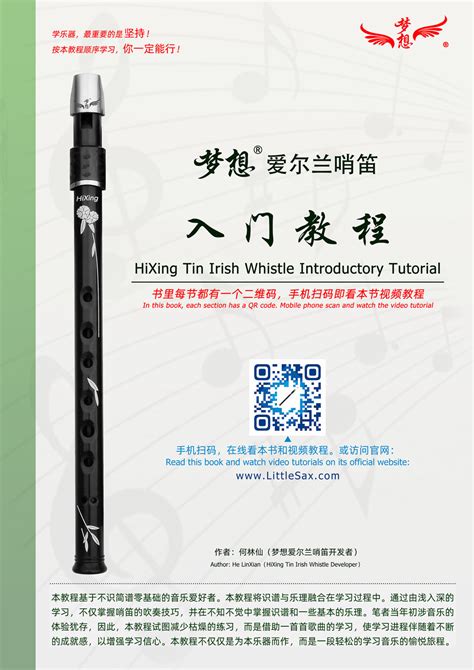 梦想爱尔兰哨笛视频教程 书 Hixing Irish Tin Whistle Video Tutorials（book）