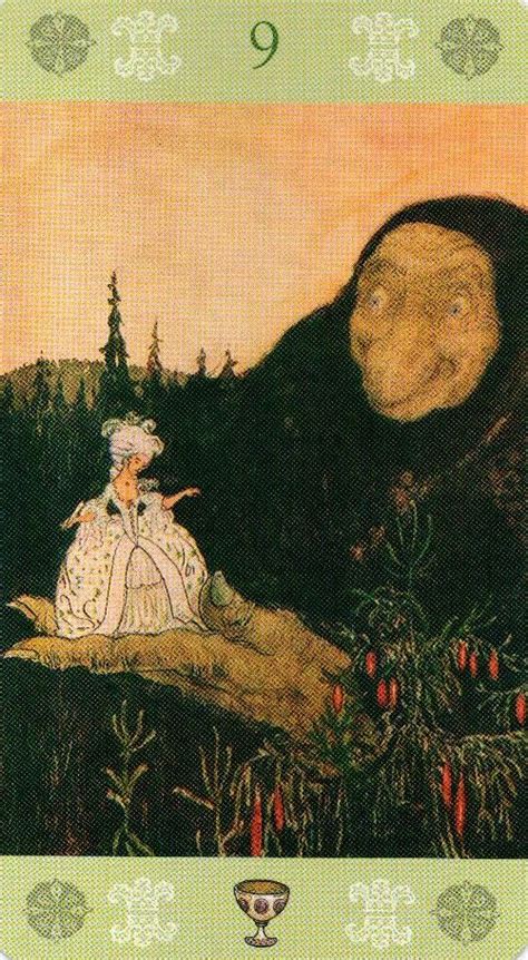 9 Кубков Таро Джона Бауэра John Bauer Tarot | Джон бауэр, Карты таро, Таро