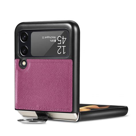 Galaxy Z Flip3 5G Case Hülle - Luxus Lederhülle in elegantem Look inkl ...