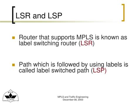 PPT MPLS And Traffic Engineering PowerPoint Presentation Free