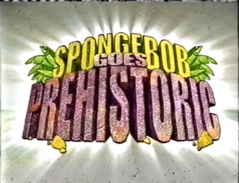 Spongebob Goes Prehistoric Vhs
