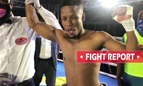 Onkarabile Mothibedi First World Boxing Federation Wbf