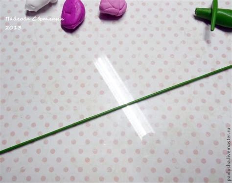 Миниатюрный букетик тюльпанов из полимерной глины Мастер Классы в журнале Ярмарки Мастеров