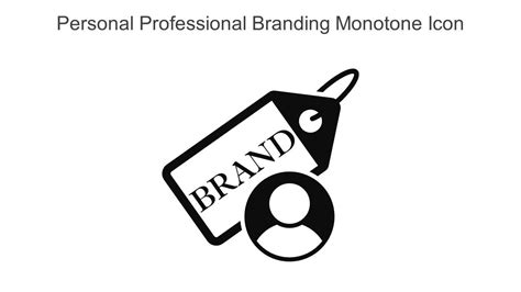 Personal Professional Branding Monotone Icon In Powerpoint Pptx Png And Editable Eps Format Ppt