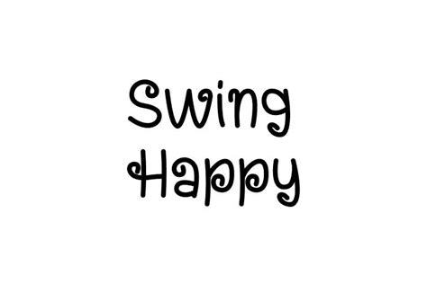 Swing Happy Font Free Font Download