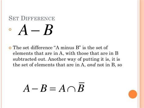 set theory
