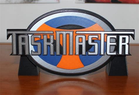Taskmaster 3d Printed Logo Sign Wall Desk Shelf Art Windycity3d