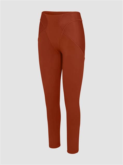 Curve Alert High Waist Rib Legging In Brown Savage X Fenty