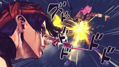 《jojo的奇妙冒险 群星之战 重制版》「喷上裕也」角色宣传视频