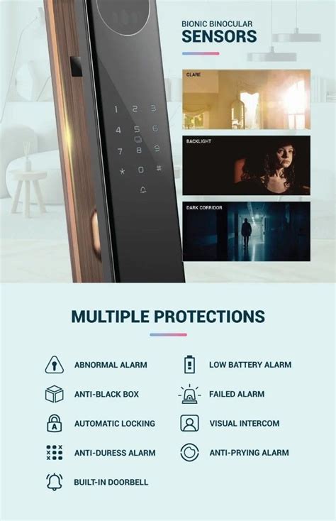 Lenovo Smart Door Lock X5 Max With Face Recognitions And Door Viewer