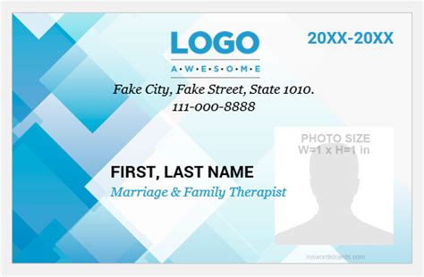 Id Badge Designs And Sizes Download Edit And Print Word File