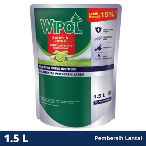 Jual Wipol Sereh Dan Jeruk Professional Pembersih Lantai L Shopee Indonesia