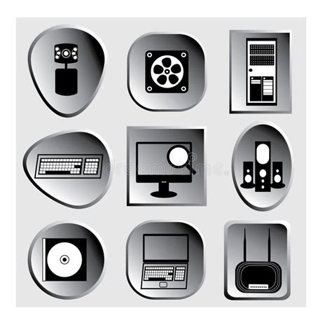 Copmuter Icon Vector From Devices Collection Thin Line Copmuter