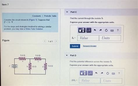 Solved Item 7 Part C Constants I Periodic Table Consider The Chegg