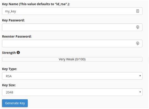 how to generate a ssh key