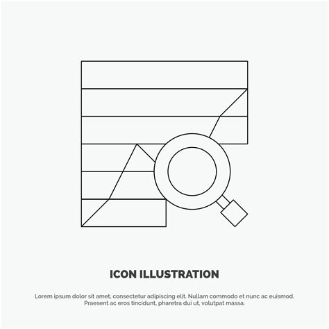 Analysis Analytic Analytics Chart Data Graph Line Icon Vector 19094460