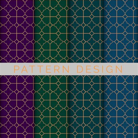 Premium Vector Beautiful Golden Patterns Background Design