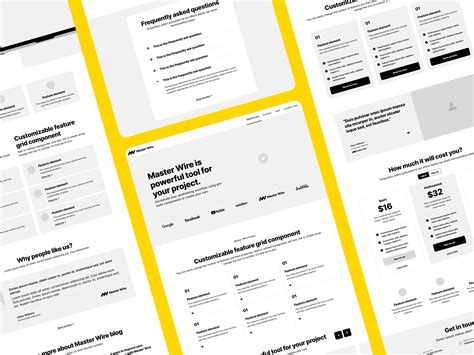 Wireframe Kit Master Wire By Masteruix On Dribbble